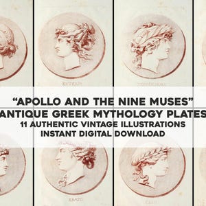 Antique Greek Mythology Plates 11 Images | Vintage Image Resource ...