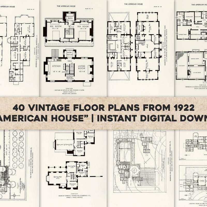 Geometric House Plan - Etsy