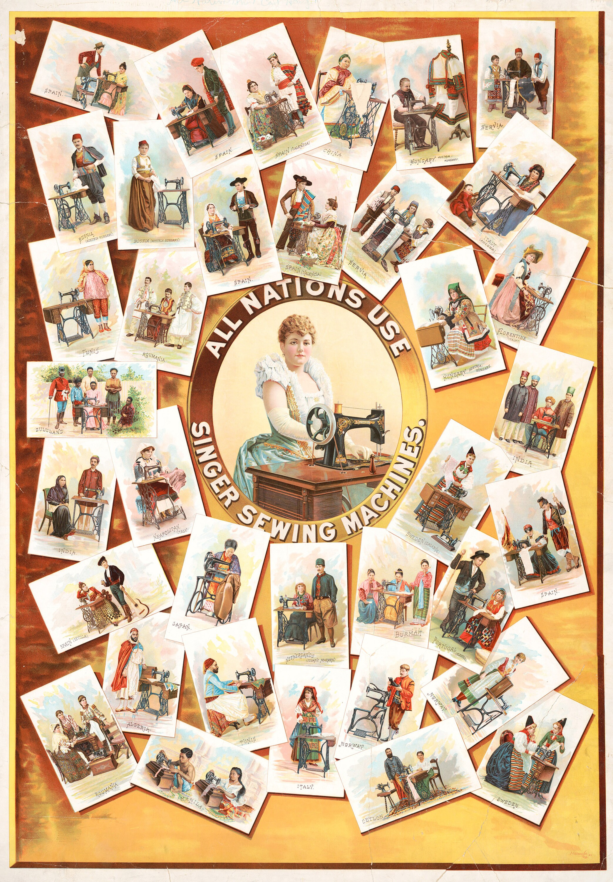 23 Vintage 1800s Lithograph Print Advertisements Vol. 5 Fashion and ...