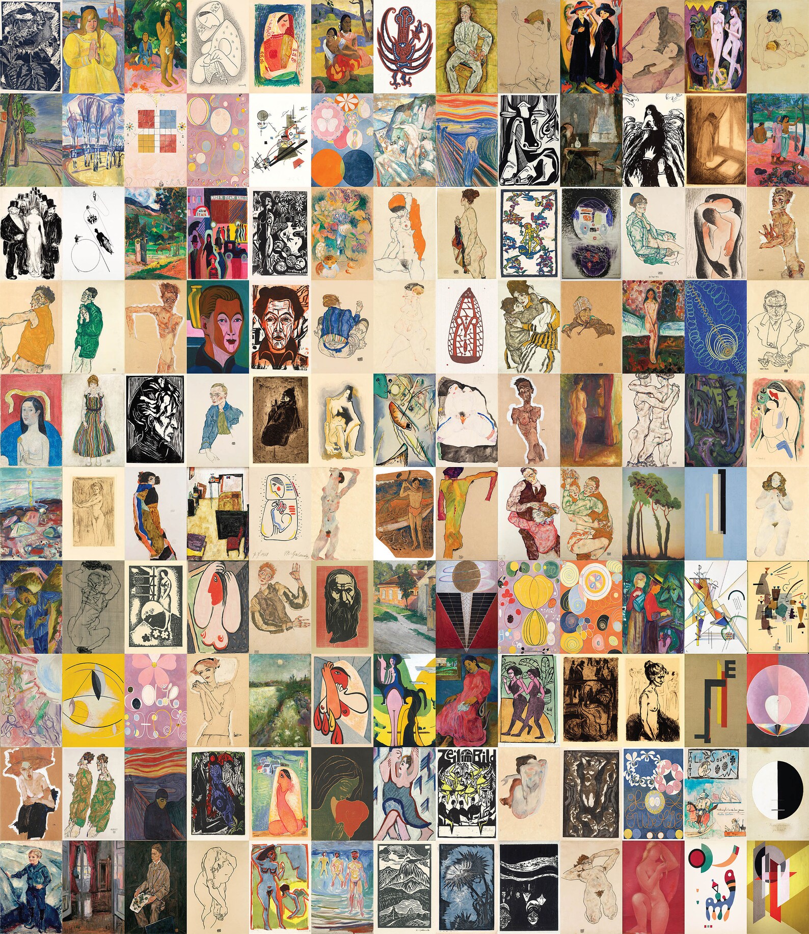 130 Pcs Abstract & Expressionism Art COLLAGE KIT Set - Etsy