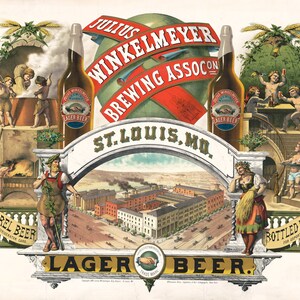 27 Vintage 1800s Beer Alcohol Liquor Vol. 2 Lithograph Print ...