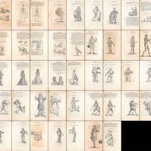 The History of Monsters Set 1 | 93 Stained Distressed Images Bundle ...