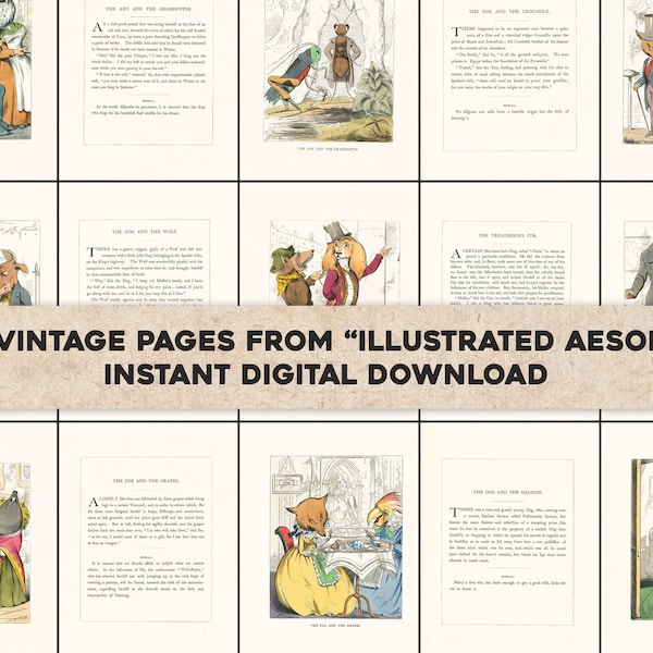 Aesops Fables - Etsy
