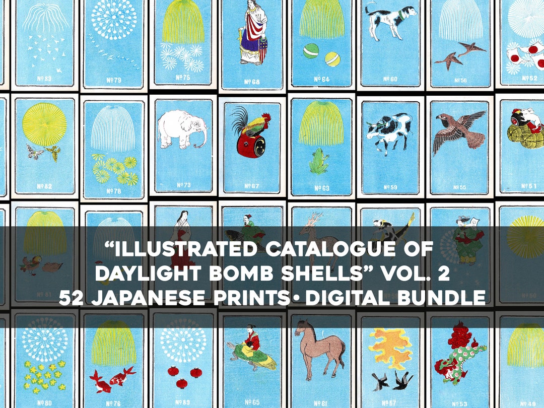 Japanese Daylight Bombshells Set 2 Wall Art/high Quality Image Bundle ...
