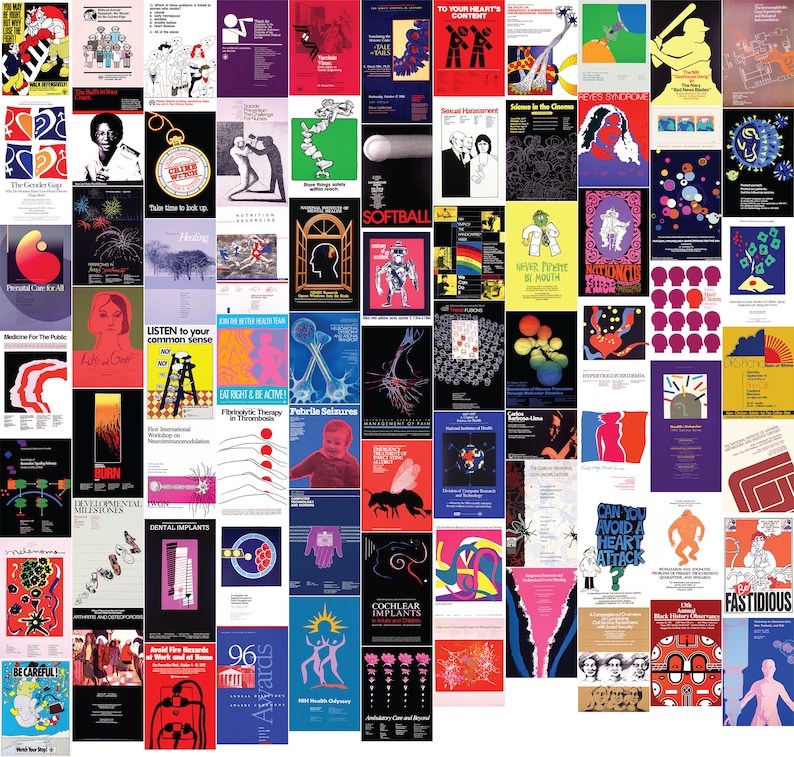 77 Retro Health Posters From 70s 80s 90s & Y2K Image - Etsy