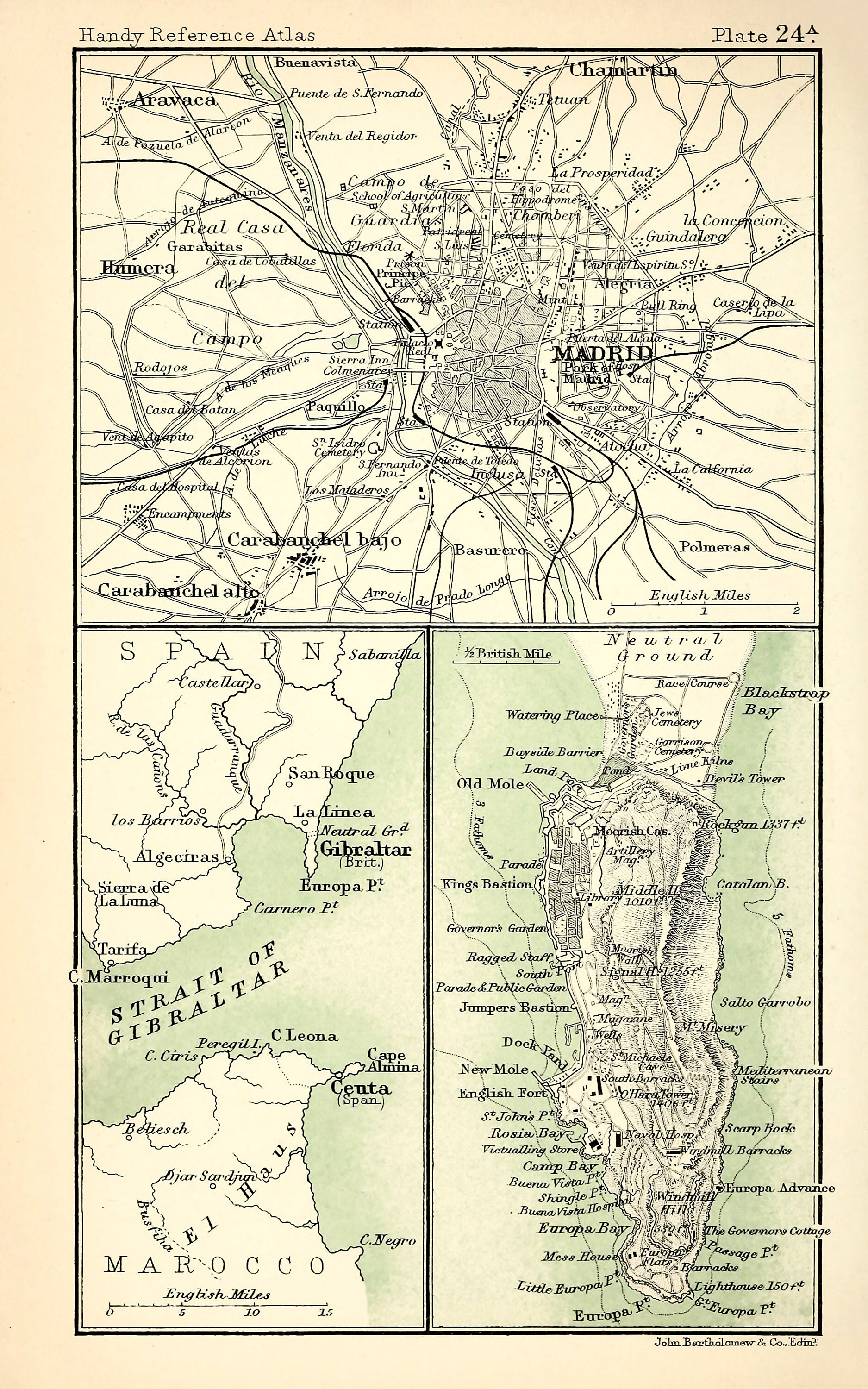 40 Cool Vintage City & Info Maps Handy World Atlas | HQ Image/printable ...