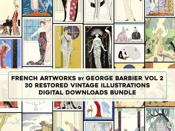 George Barbier Vol. 2 Restored High Resolution Image/printable | Etsy