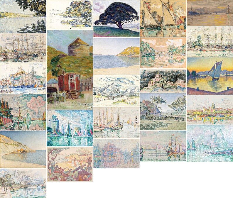 25 Paul Signac Pointillism Post Impressionist Paintings | HQ Image ...