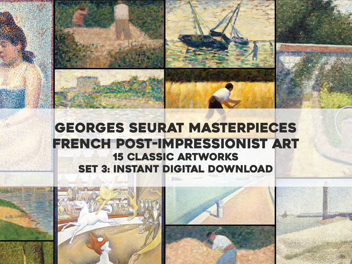 15 Georges Seurat Pointillism Post Impressionist Paintings | HQ Image ...