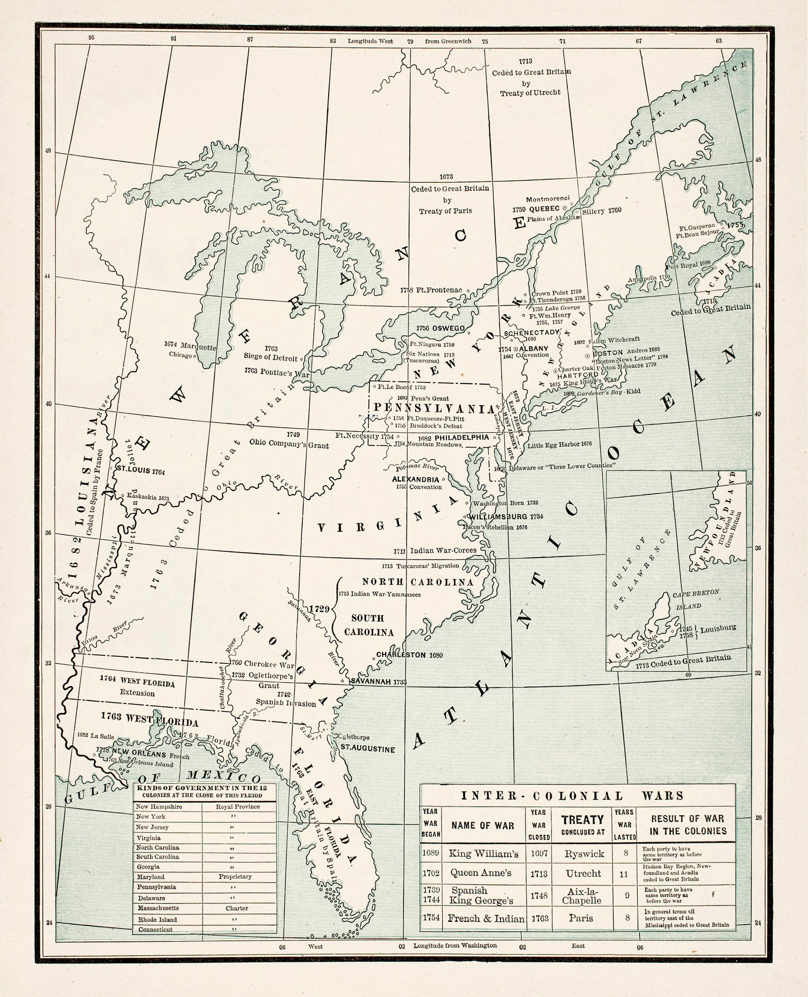 9 Vintage American Historical Maps From 1889 Family World - Etsy