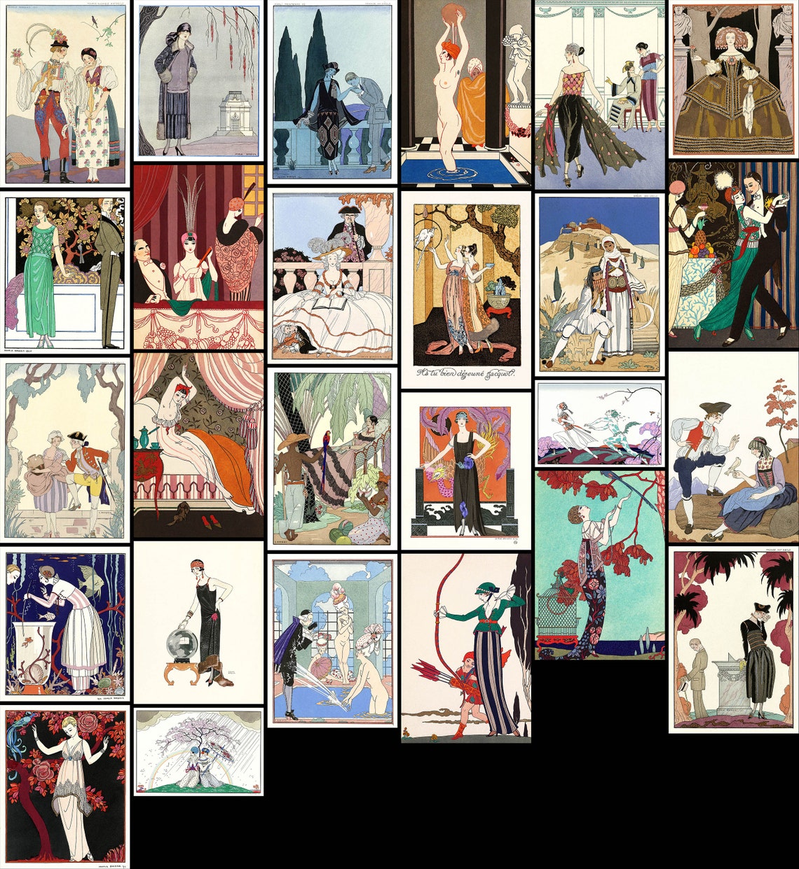 George Barbier Vol. 3 Restored High Resolution Image/printable - Etsy