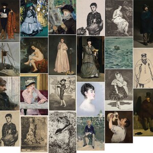 23 Edouard Manet Impressionist Paintings | HQ Image Bundle Printable ...