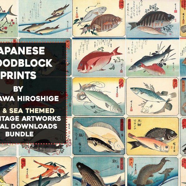 Fish Woodblock Print - Etsy