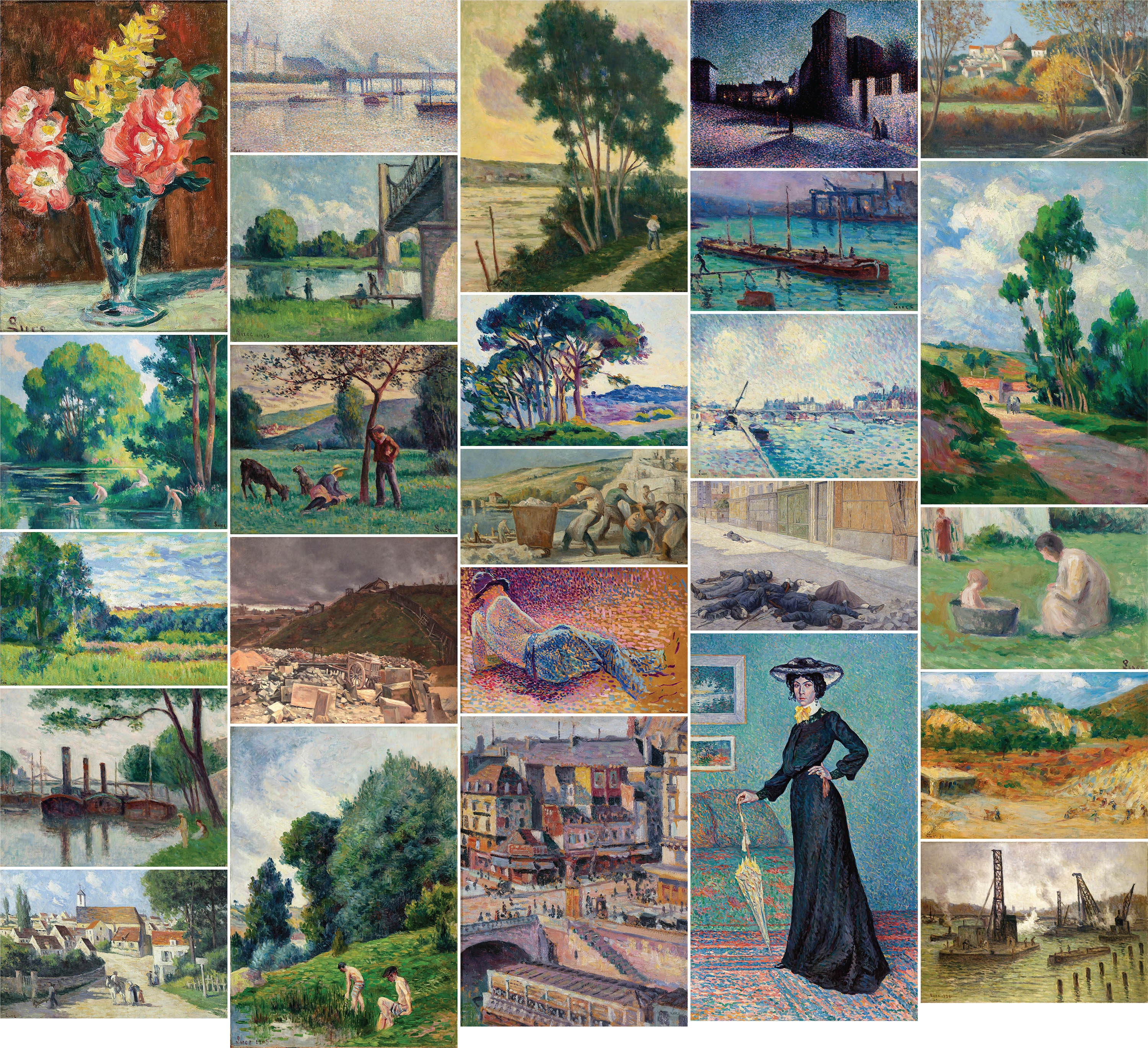 25 Beautiful Neo Impressionist Paintings Maximilien Luce | Image Bundle ...