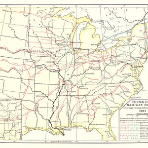 37 Vintage USA & State Maps From 1920s American History Atlas | Image ...