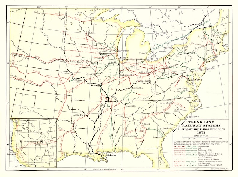 37 Vintage USA & State Maps From 1920s American History Atlas | Image ...
