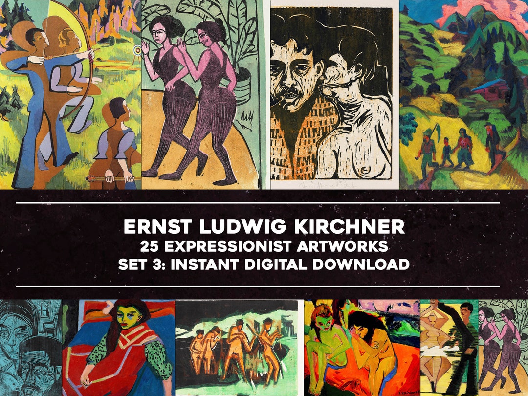 25 Ernst Ludwig Kirchner Expressionist Paintings Artworks | HQ Image ...