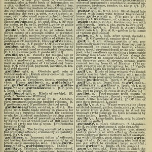 90 Vintage English Dictionary Pages Set 5 GRA-KNO | HQ Image Resource ...