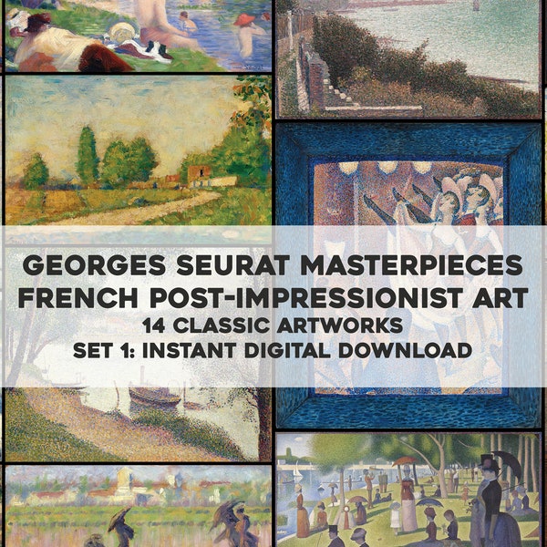Seurat Digital Art - Etsy