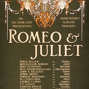 51 Old Theater Play Production Lithographs Image Bundle Printable Wall ...