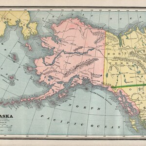 22 Vintage Maps of USA States 1889 Family World Atlas | HQ Image ...