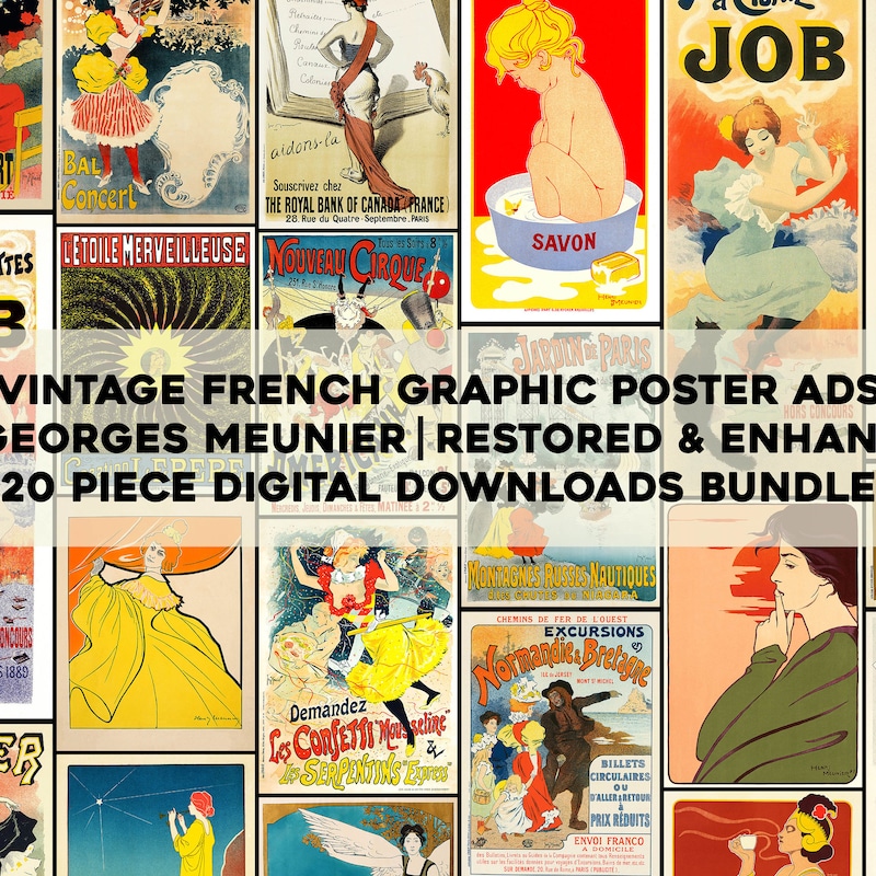 Vintage Ads Posters - Etsy