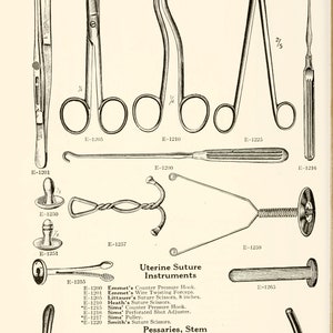 110 Surgical Instrument Illustrations Doctor Surgeon Anatomy Med ...