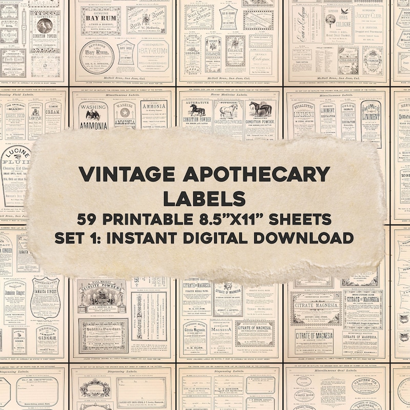 Old Vintage Pharmacy - Etsy