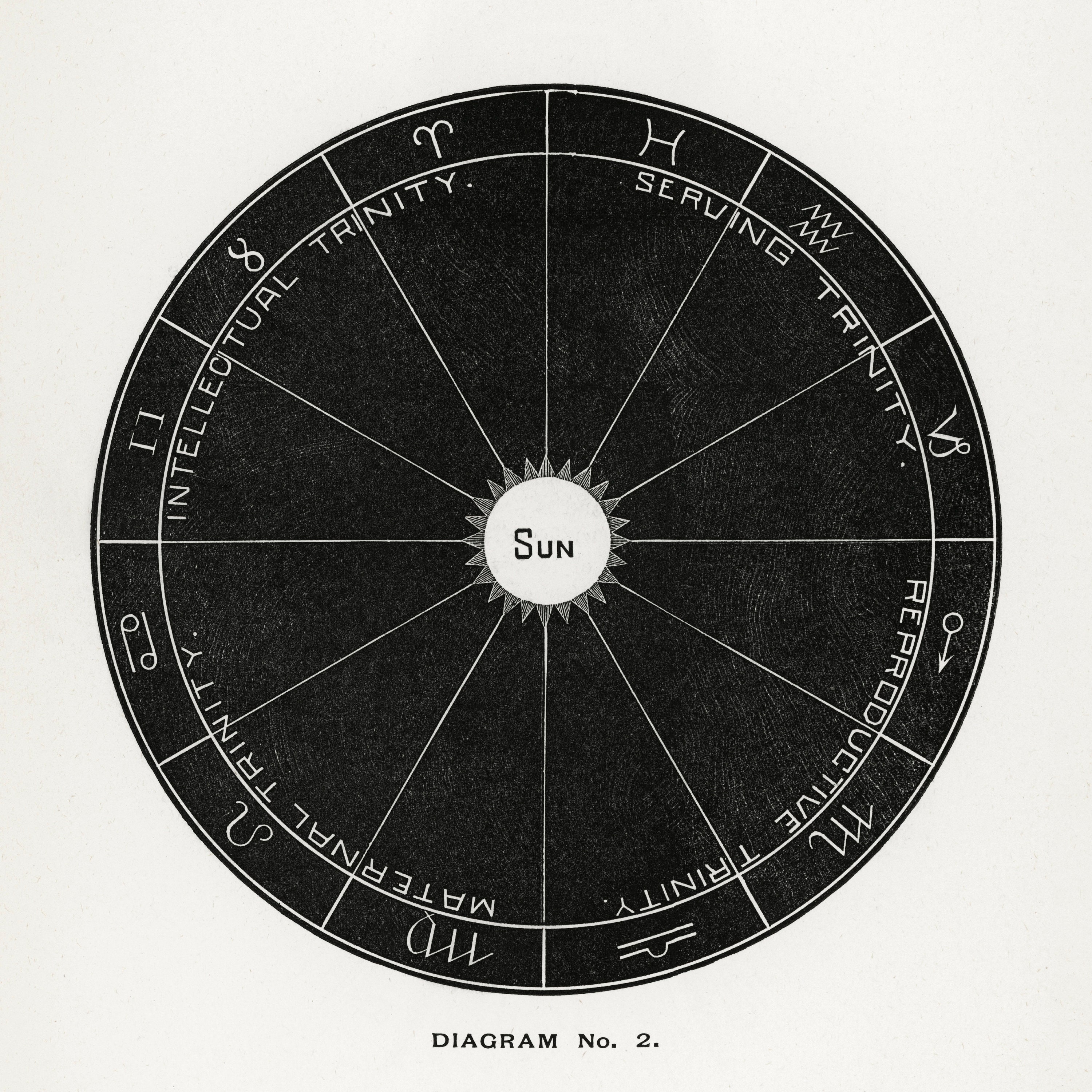 Zodiac & Horoscope Star Sign Diagrams Printable Wall Art - Etsy