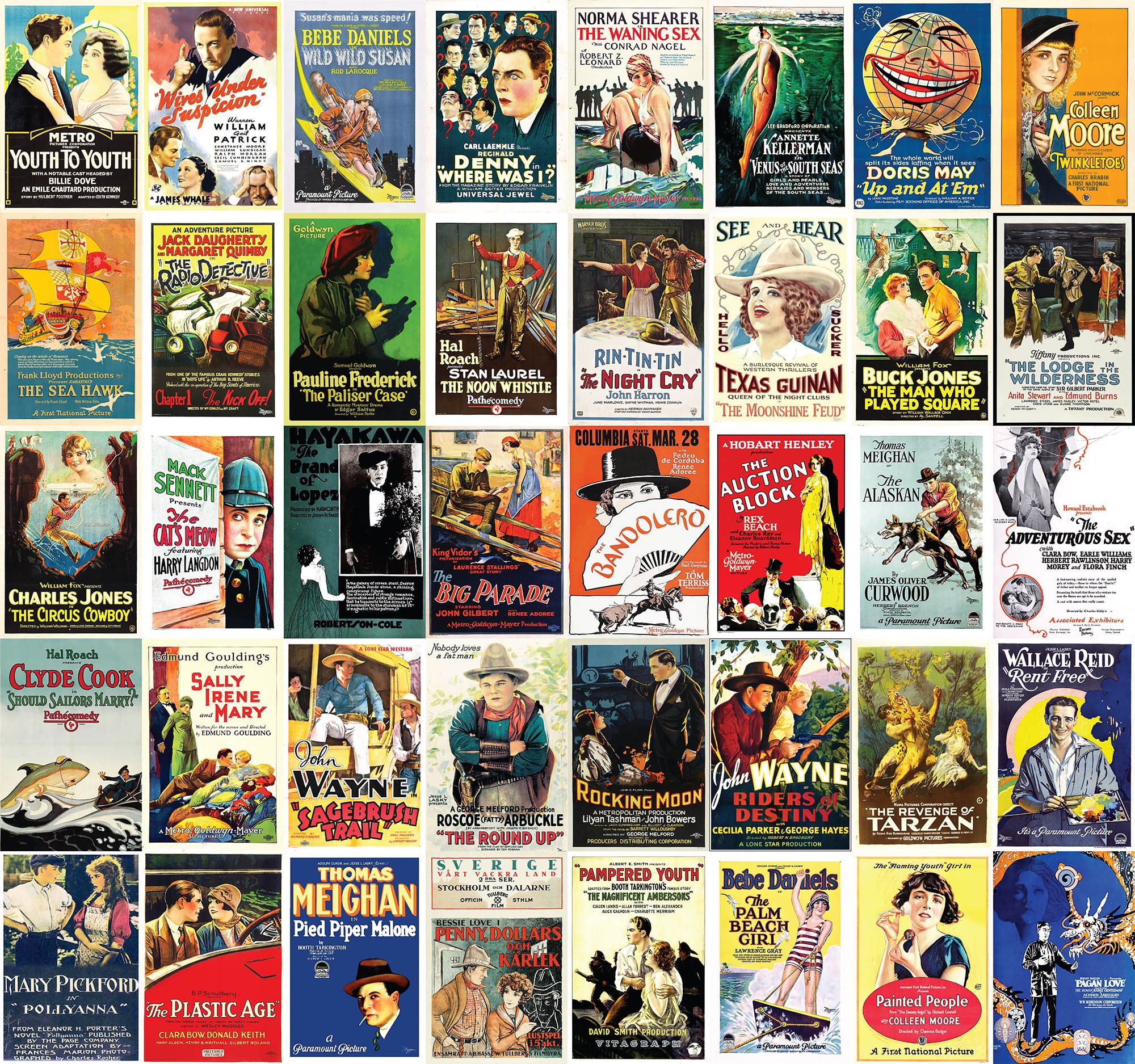 160pcs COLLAGE KIT 4"x6" 1920s Movies Films Cinema Printable Wall Art ...