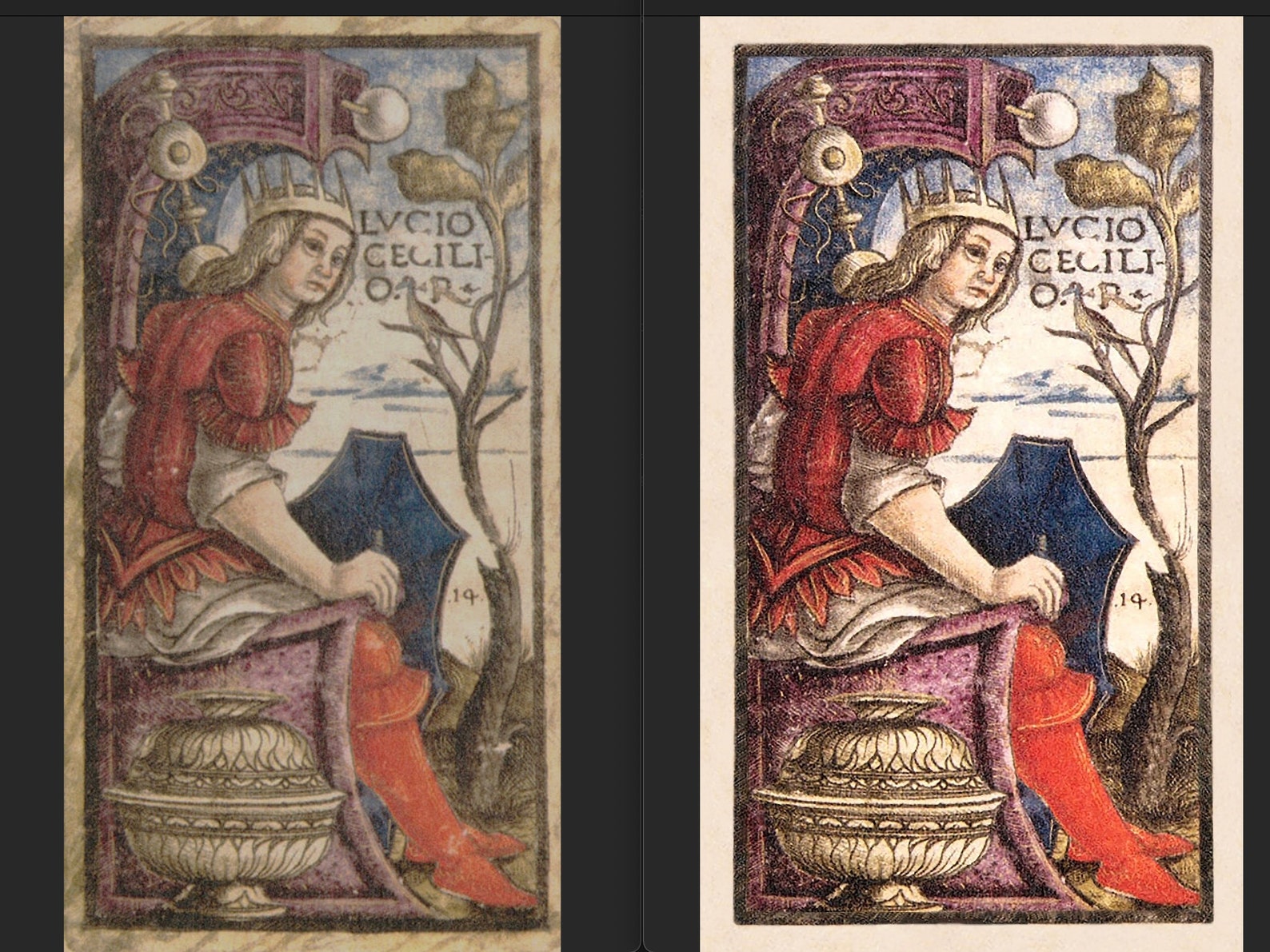 Restored Ancient Italian Sola Busca Tarot Deck Complete Instant ...