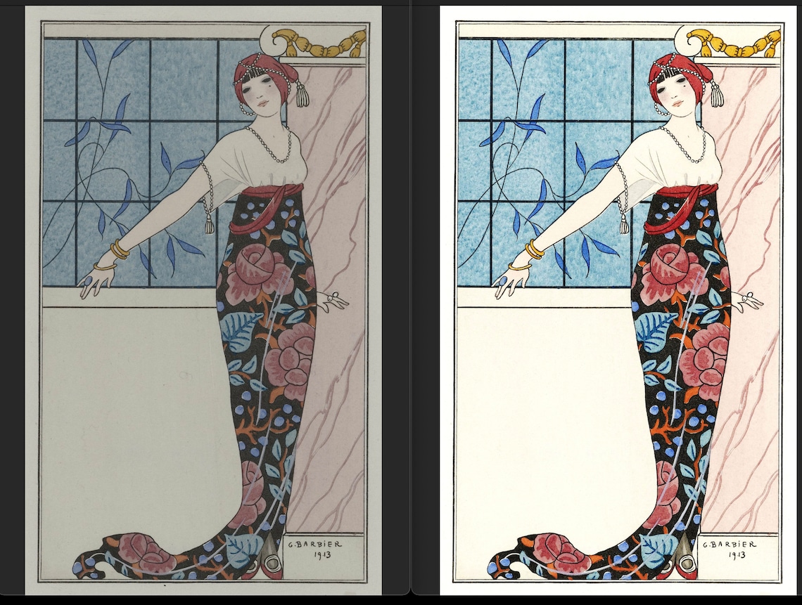 George Barbier Vol. 2 Restored High Resolution Image/printable - Etsy