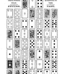 137 Pages of Cartomancy Playing Card Spreads & Symbolism | HQ Vintage ...