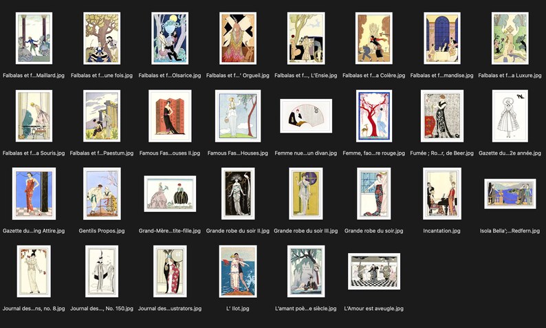 George Barbier Vol. 2 Restored High Resolution Image/printable - Etsy