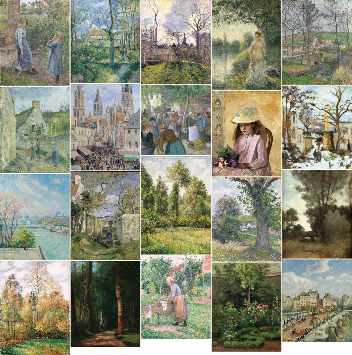20 Beautiful Impressionist Paintings From Camille Pissarro | HQ Image ...