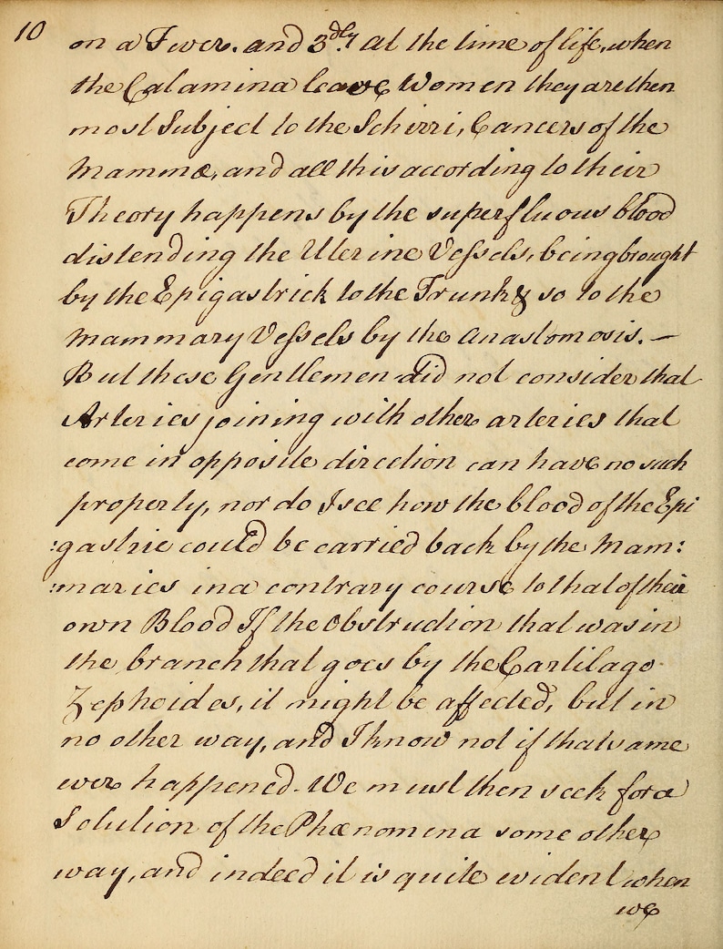 80 Old Handwritten Medical Lecture Pages Manuscript Cursive Script ...