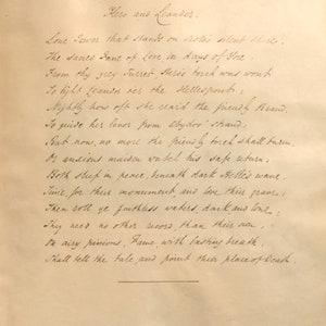 44 Old Handwritten Manuscript Poetry Prose Pages Script | Craft Paper ...