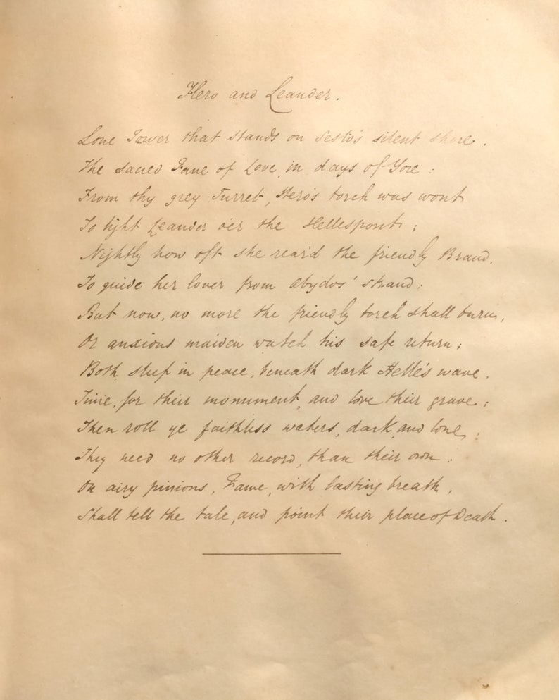 44 Old Handwritten Manuscript Poetry Prose Pages Script - Etsy