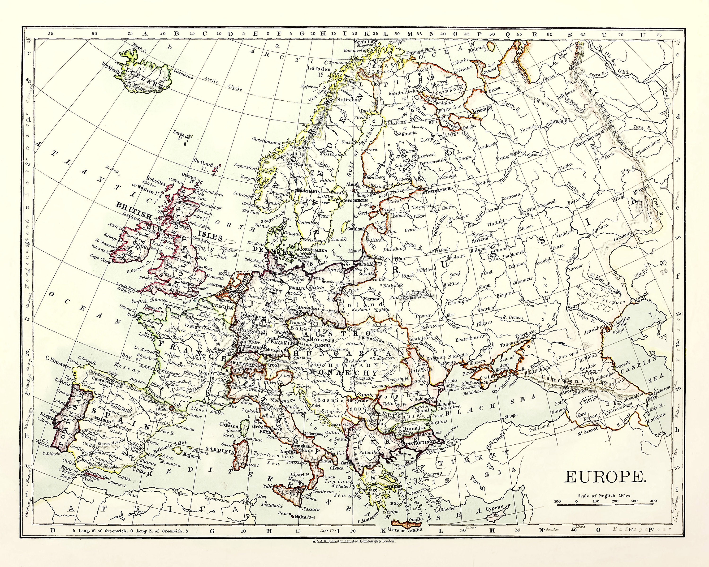 27 Vintage Maps of Europe Countries & Cities World Wide Atlas - Etsy