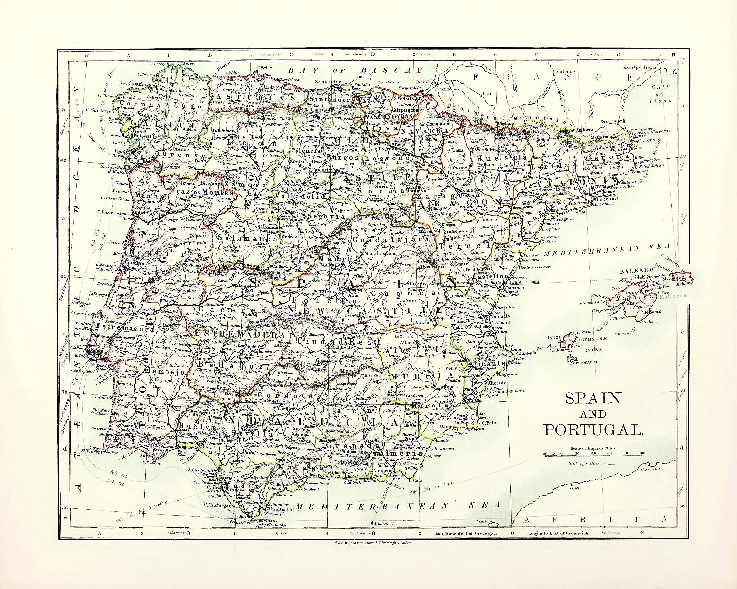 27 Vintage Maps of Europe Countries & Cities World Wide Atlas | HQ ...