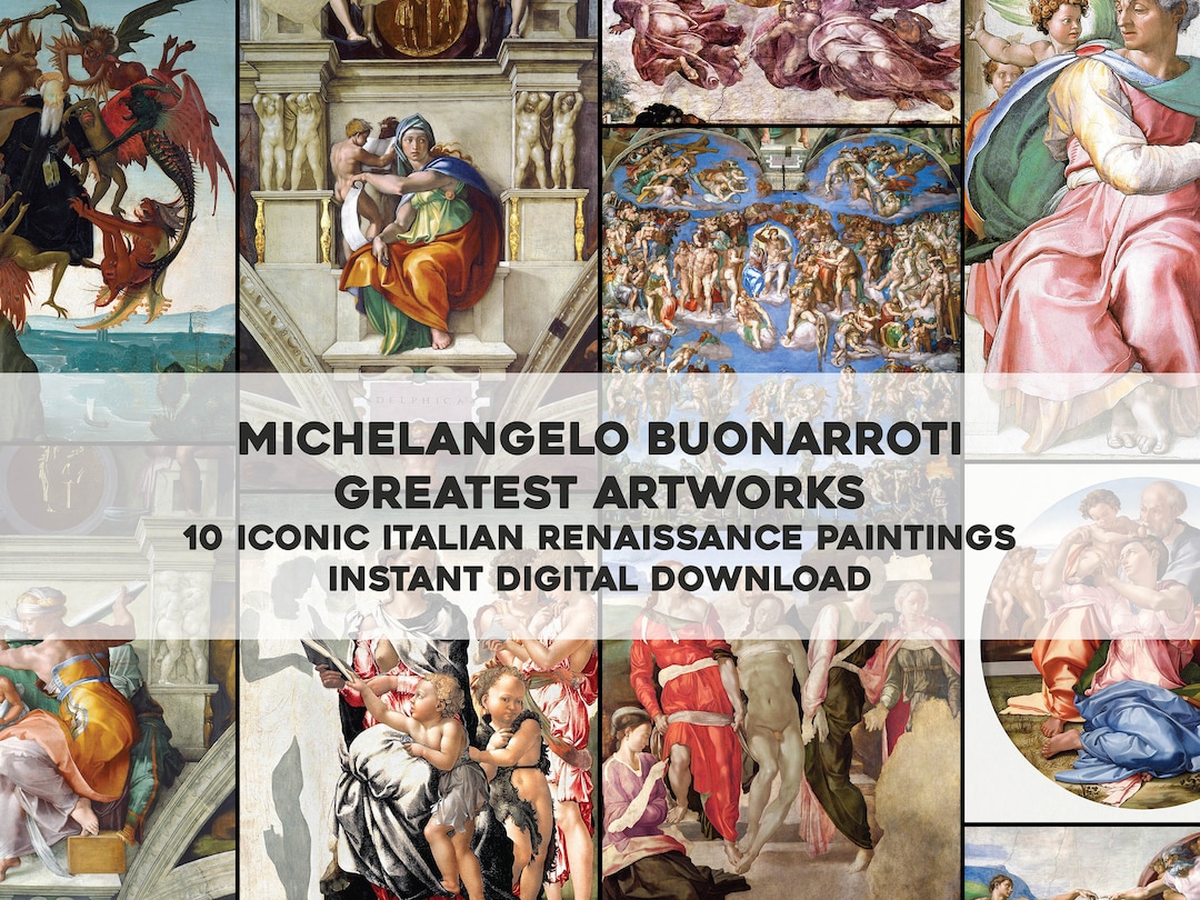 10 Masterpieces Michelangelo Buonarroti Artworks Paintings | HQ Image ...
