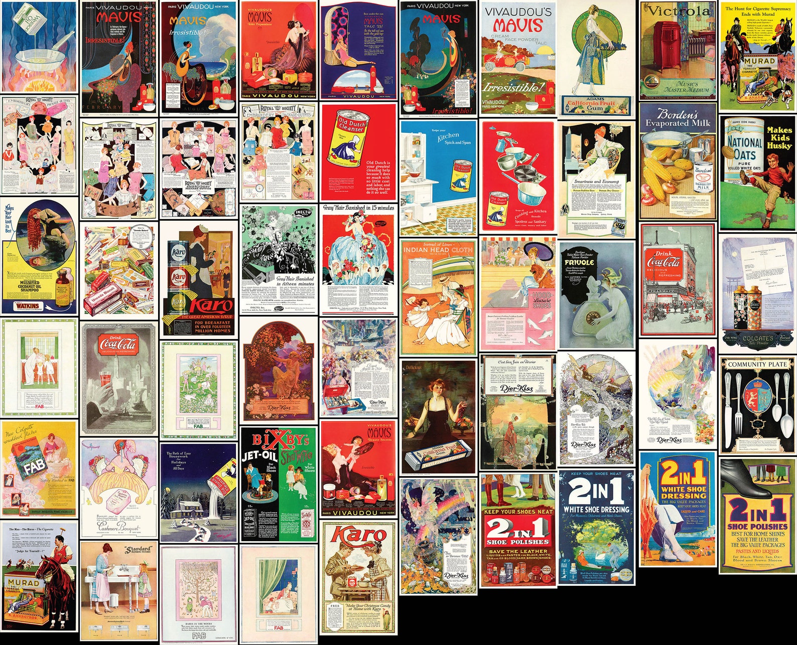 55 Awesome Vintage 1920s Print Advertisements | High Res Image Bundle ...