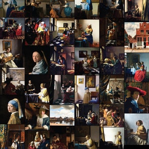 35 Masterpieces Johannes Vermeer Artworks Paintings | HQ Image Bundle ...