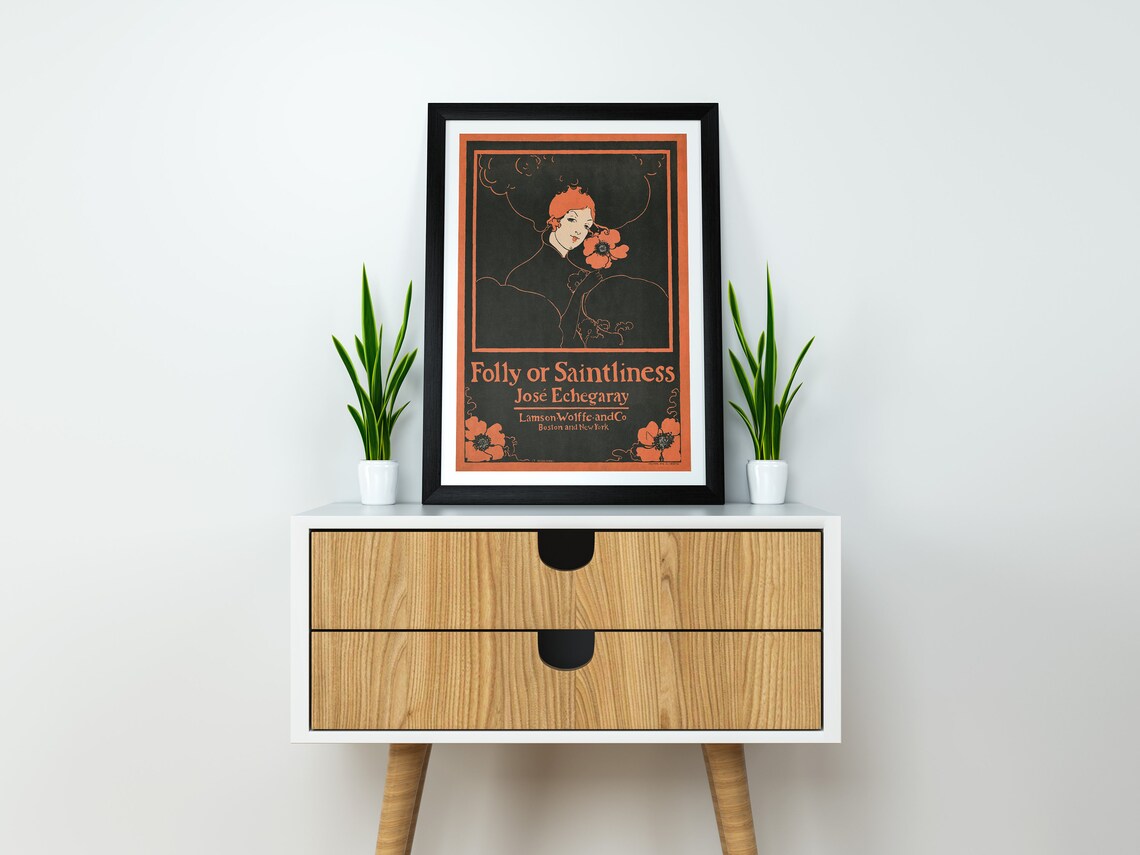 Ethel Reed Art Nouveau Printable Wall Art Bundle Vintage Women Portrait ...