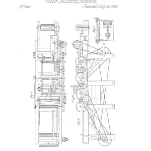 137 Assorted Restored Patents Drawings Set 1 | HQ Image Bundle ...