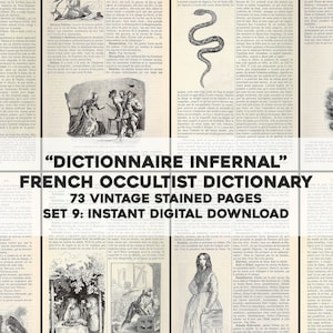 Dictionnaire Infernal French Occultist Dictionary - 73 Images Set 9 ...