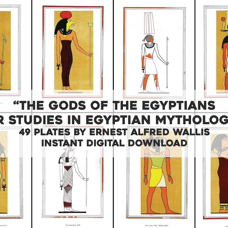 Egyptian Gods Cards Digital - Etsy UK