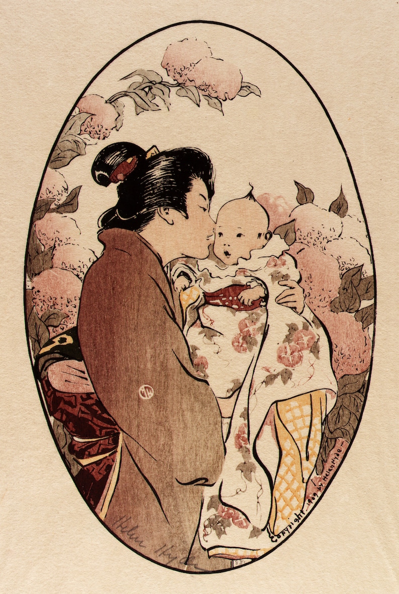 Helen Hyde Americanized Japanese Woodblock Prints HQ Image - Etsy