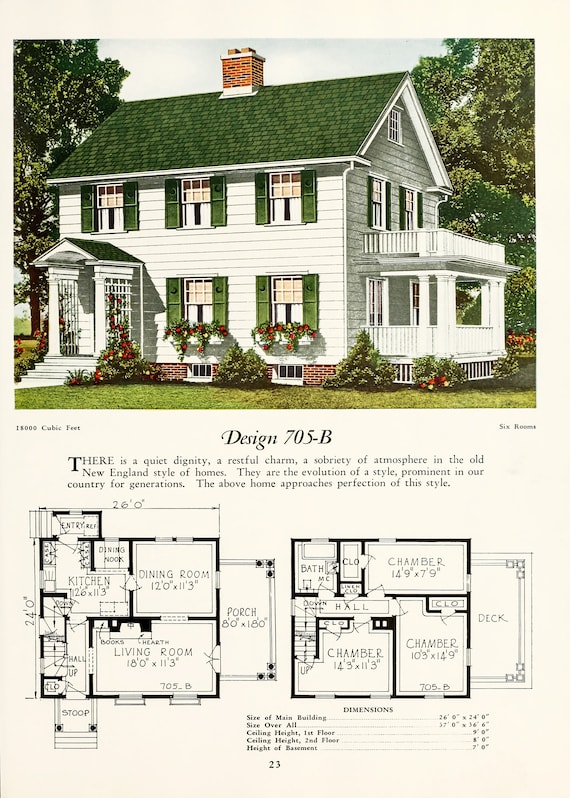 Old House Plans Poster Size The Radford American Houses: 100 Houses