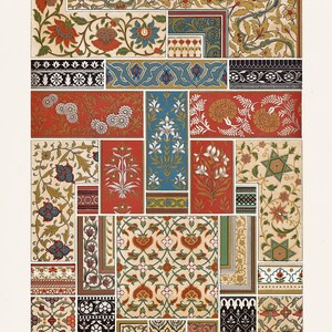 50 Ornamental Designs & Patterns L'ornament Polychrome | Vintage Image ...
